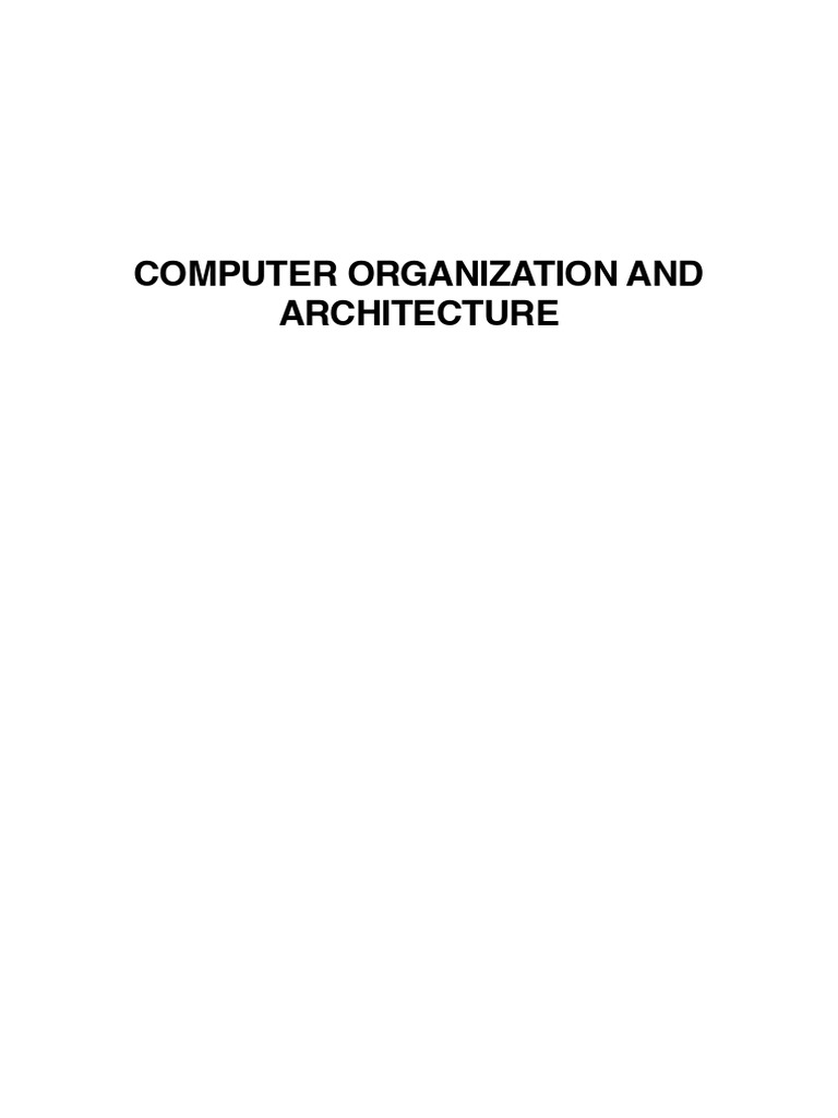 Computer Organization and Architecture - Lecture 4 | PDF | Byte | Ebcdic