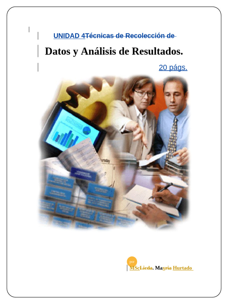 1mt4 - Téc de Recol de Datos y Análisis de Result20p | PDF | Datos ...