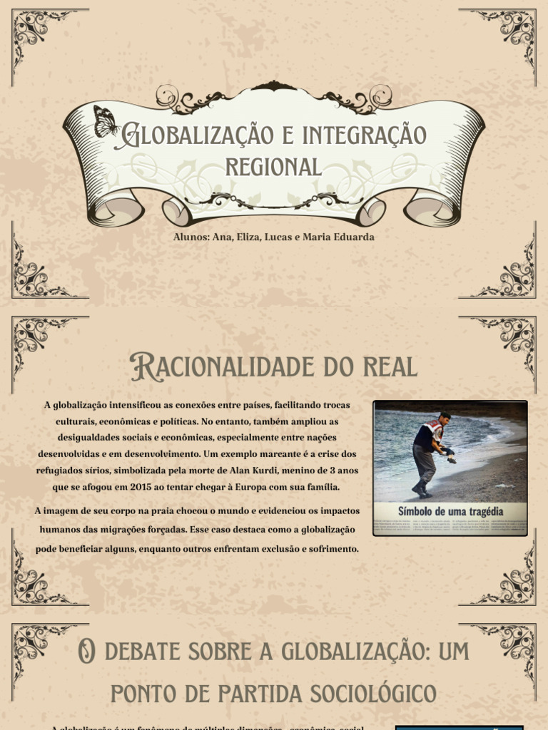 Alunos Ana, Eliza, Lucas e Maria | PDF | Globalização | Sociologia
