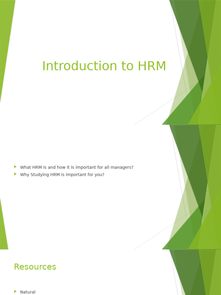 Class 1 HRM Basics - 7 March 2025 | PDF | Human Resource Management ...