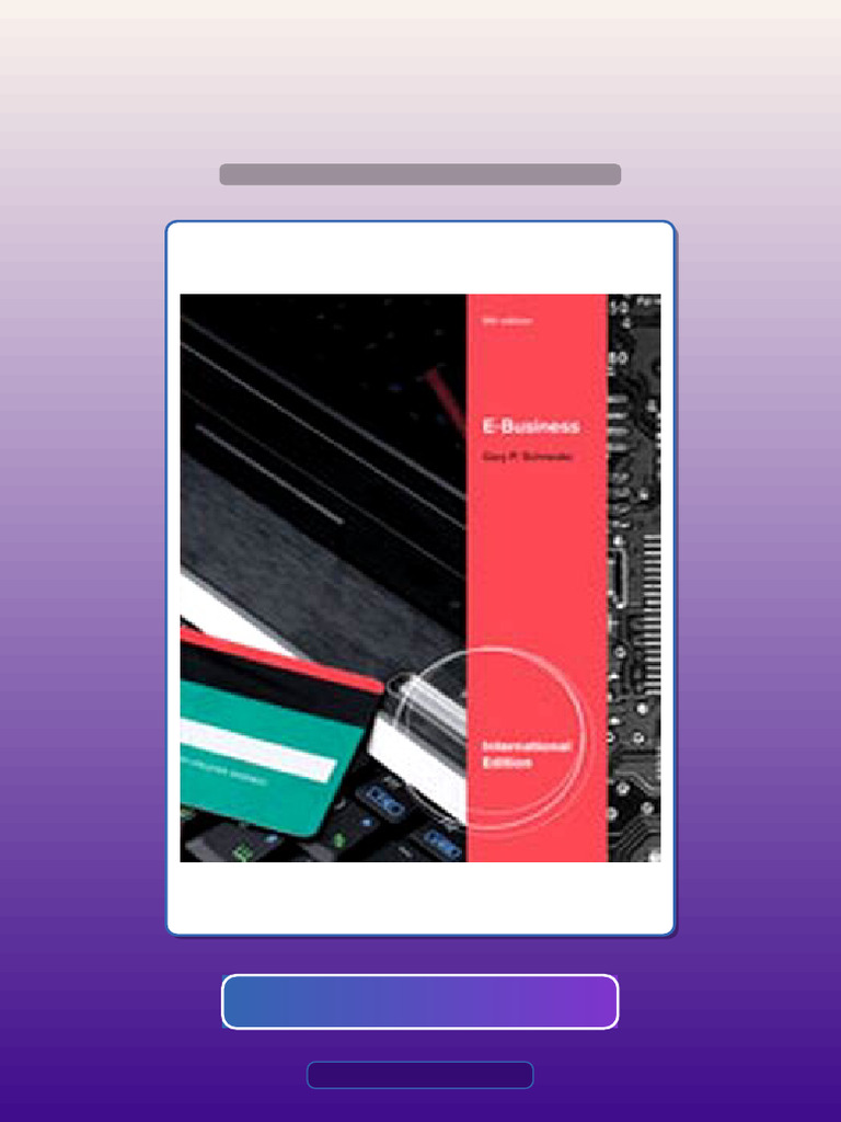 EBusiness International Edition 9E Schneider Ebook and TestBank Bundle ...