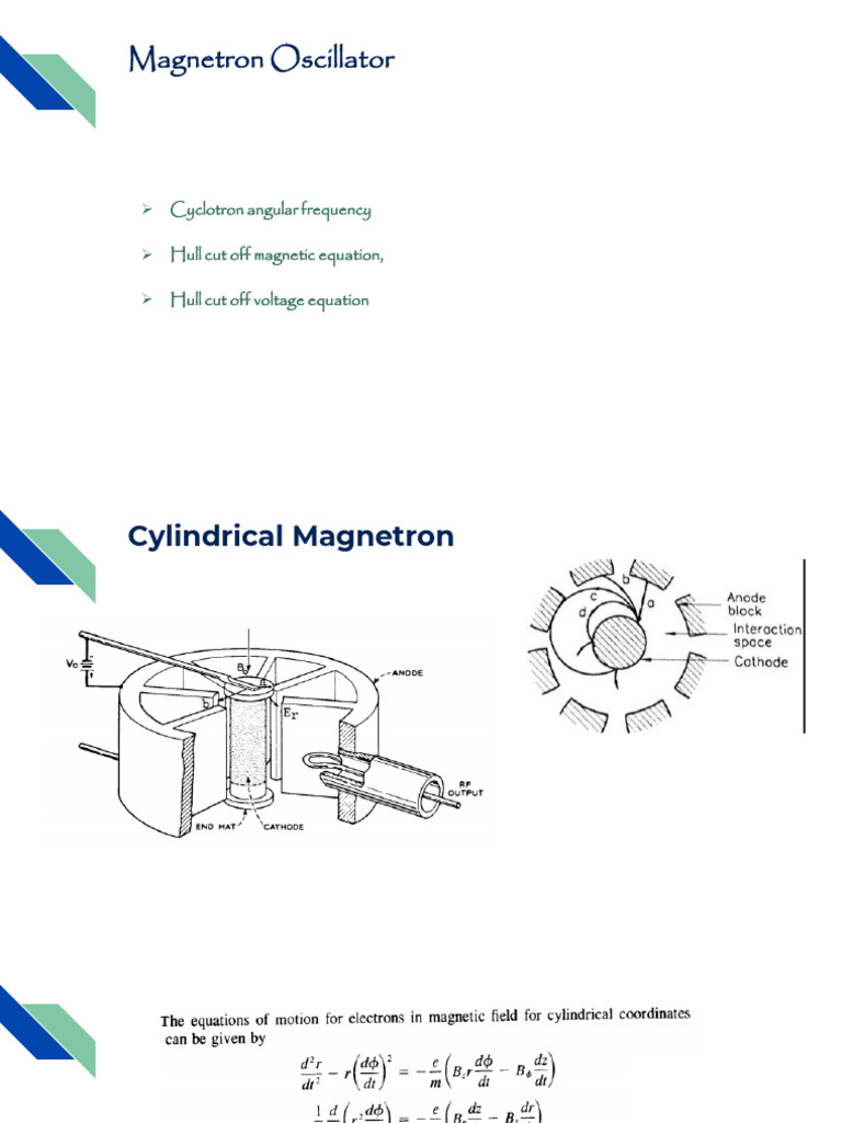 Understanding Magnetron Oscillators | PDF