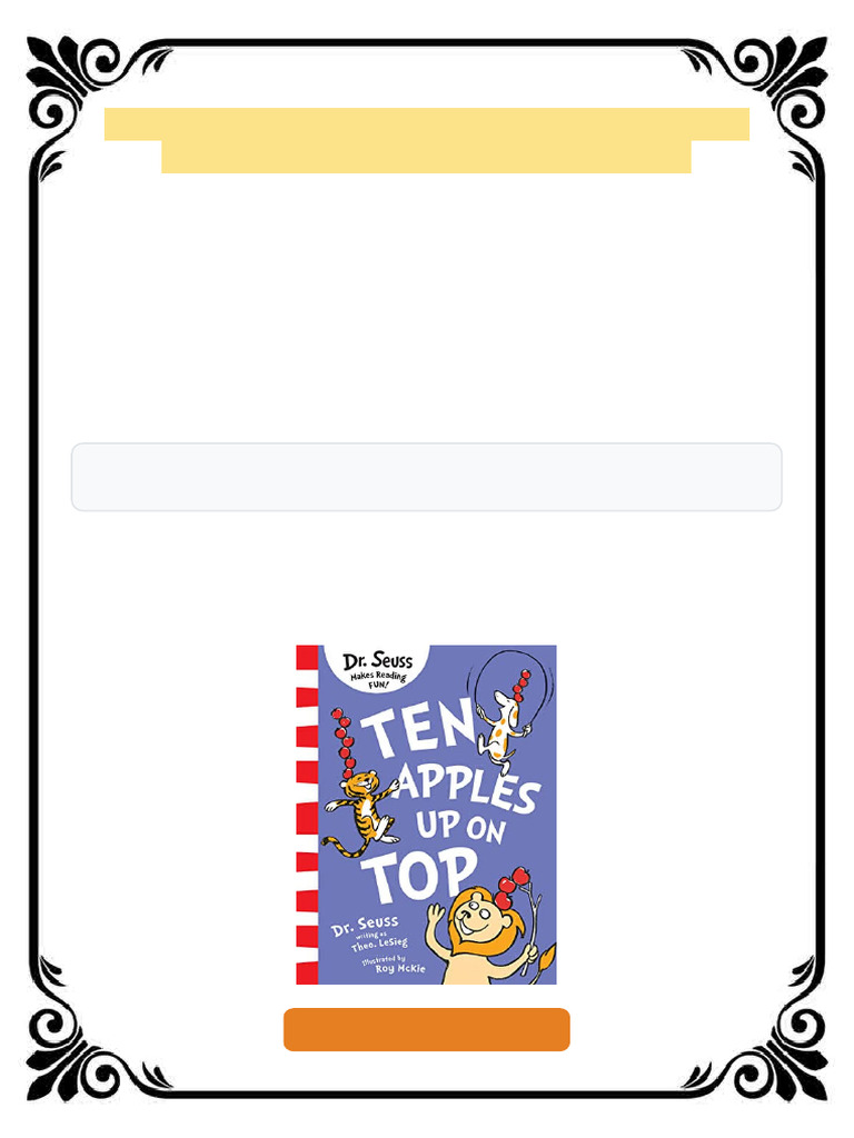 Ten Apples Up on Top Seuss ebook optimized epub/pdf | PDF | Zoology