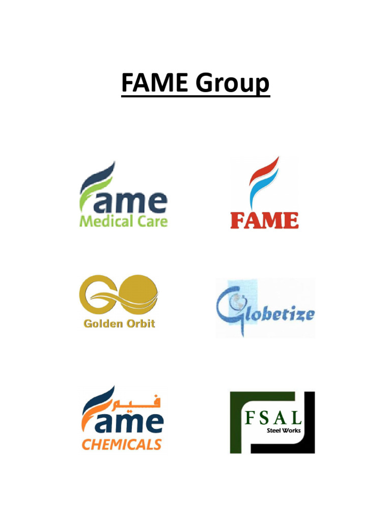 FAME Group Logos | PDF