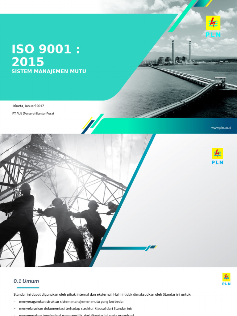 Materi ISO 9001 2015 - Template Baru | PDF