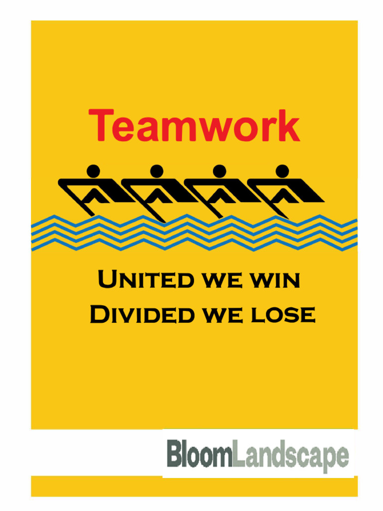 Teamwork: United We Win Divided We Lose | PDF