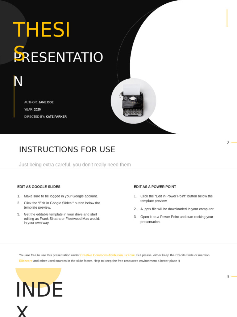 Copy of Rea - Thesis Master Presentation Template by Slidecore | PDF
