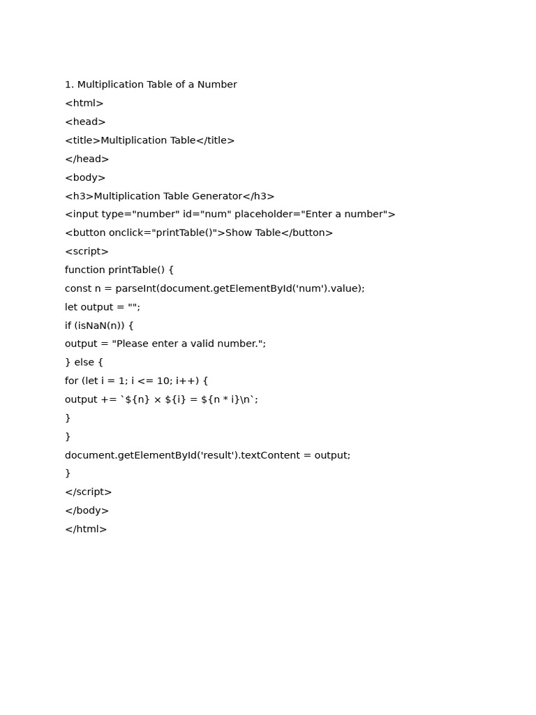 JAVA SCRIPT | PDF | Number Theory | Mathematics