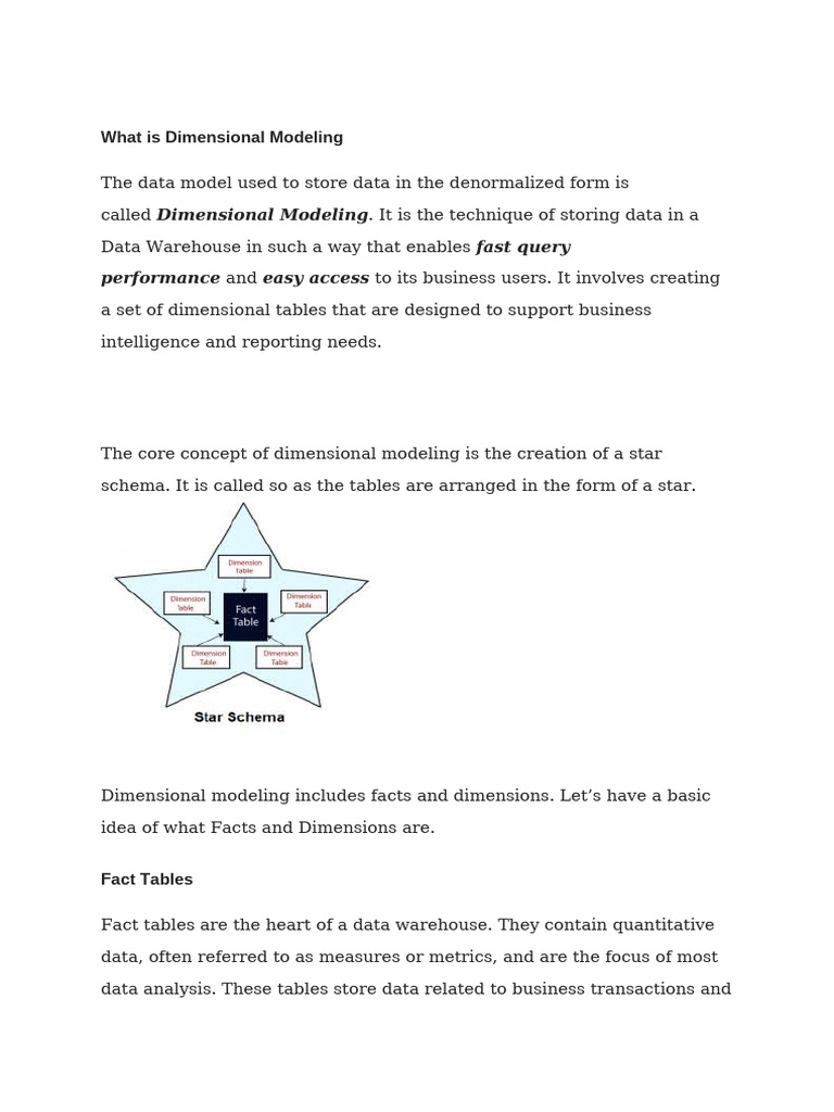 Understanding Dimensional Modeling Basics | PDF
