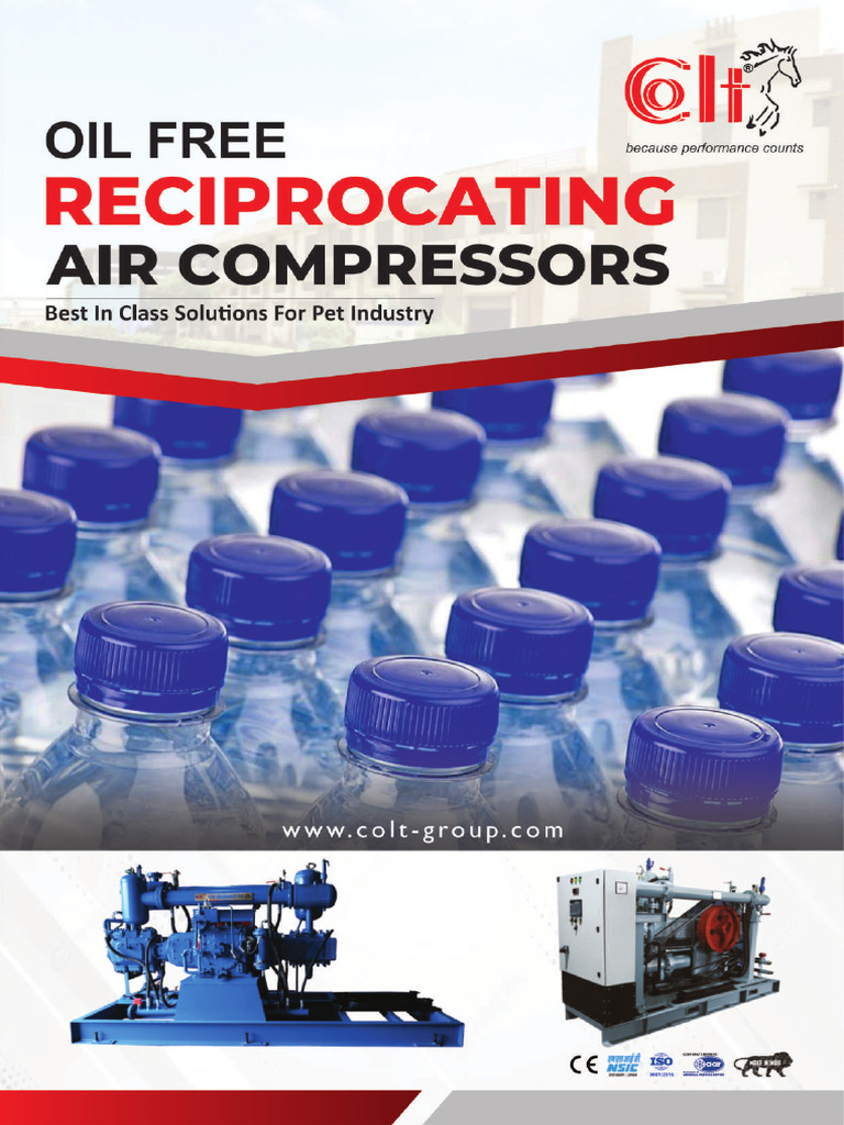 Oil Free Reciprocating Air Compressors Catalogue | PDF