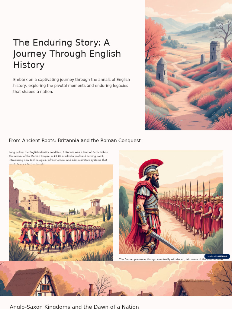 The Enduring Story A Journey Through English History | PDF | Anglo ...
