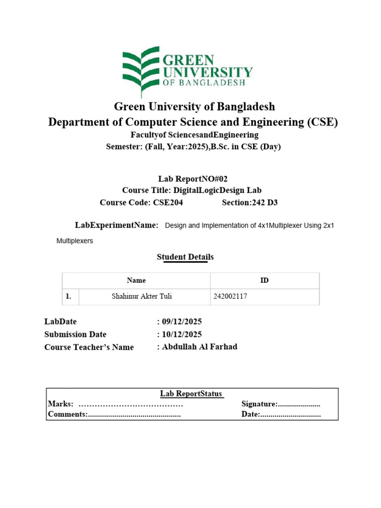 Lab Report Template (2) 1.pdf - 20251209 - 191701 - 0000 | PDF ...