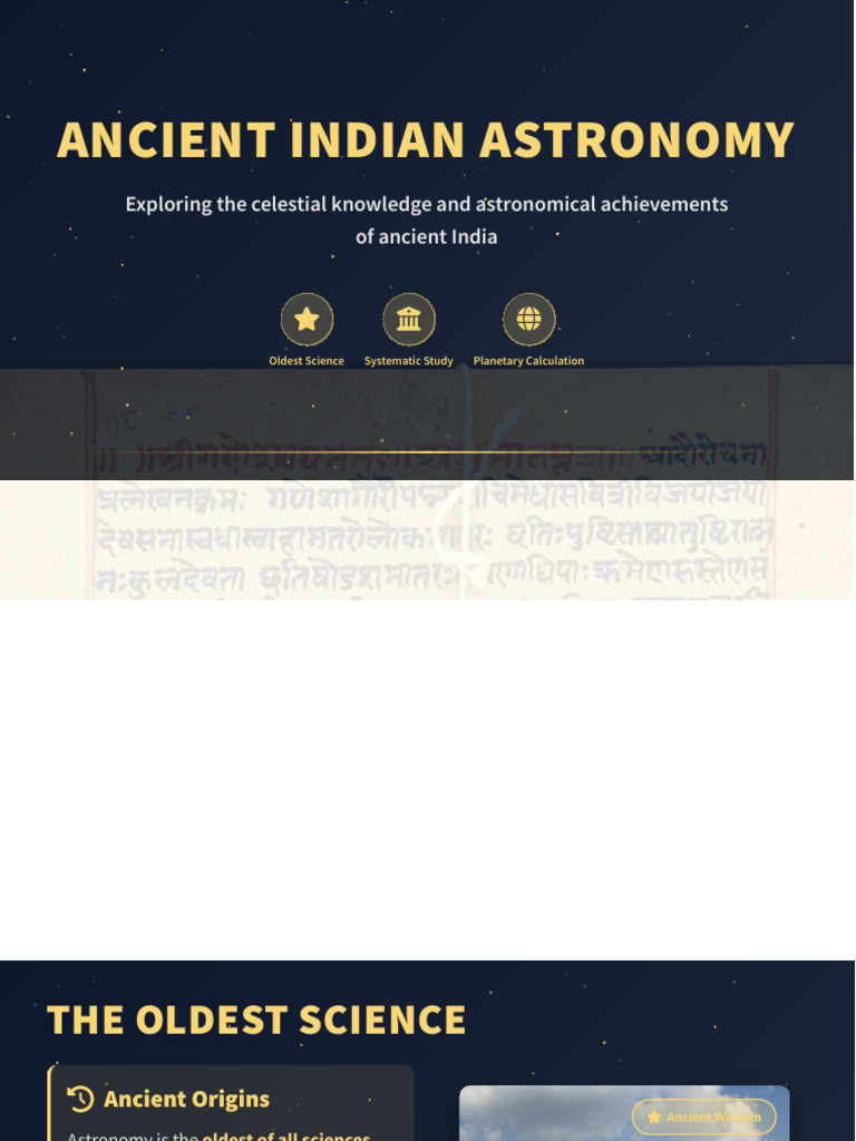 Ancient Indian Astronomy | PDF