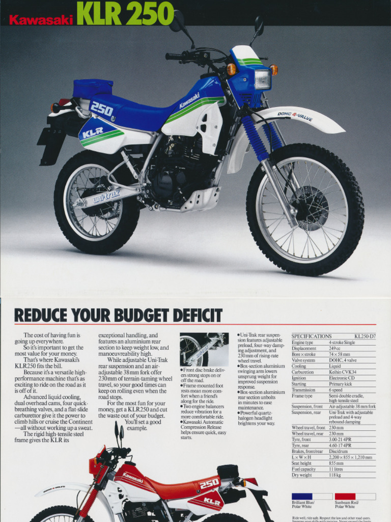 KL R 250 Brochure | PDF