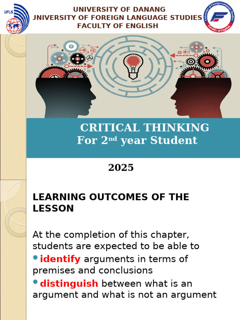 Chapter 1 CT INTRO 2025 | PDF | Relativism | Critical Thinking