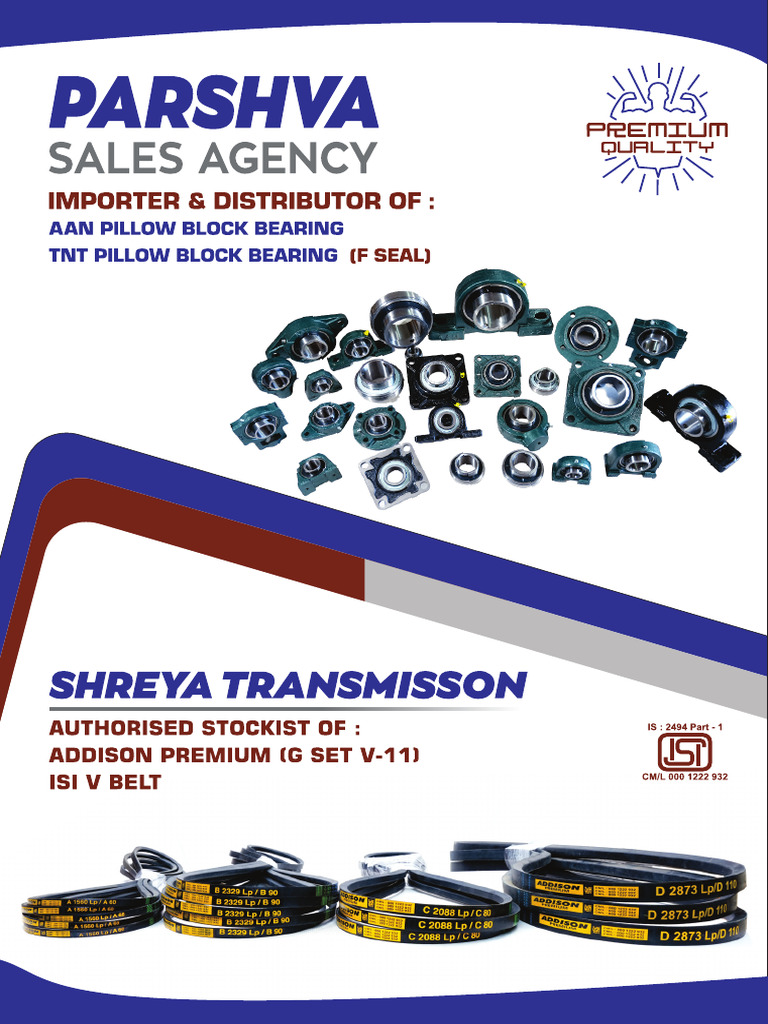 Parshva Sales Agency Brocher Dt 01-09-2025 | PDF