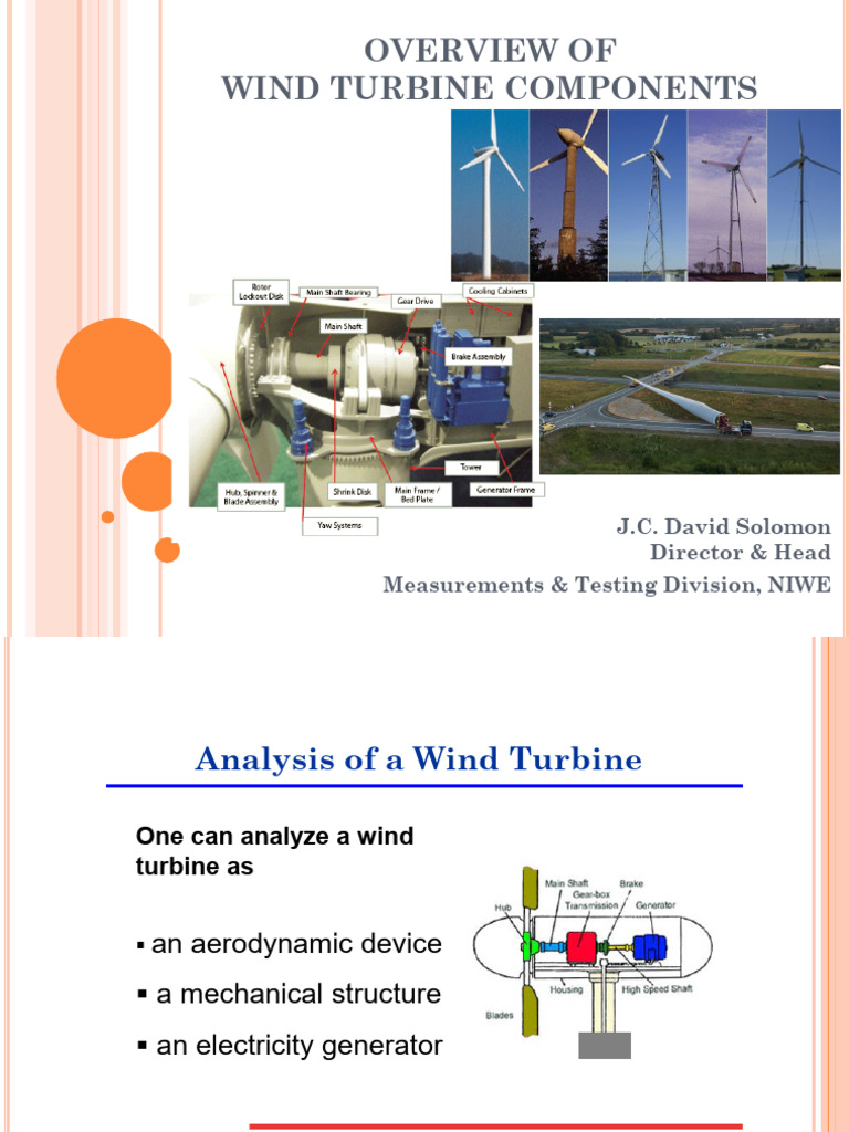 Wind Turbine Components Overview | PDF | Wind Turbine | Gear