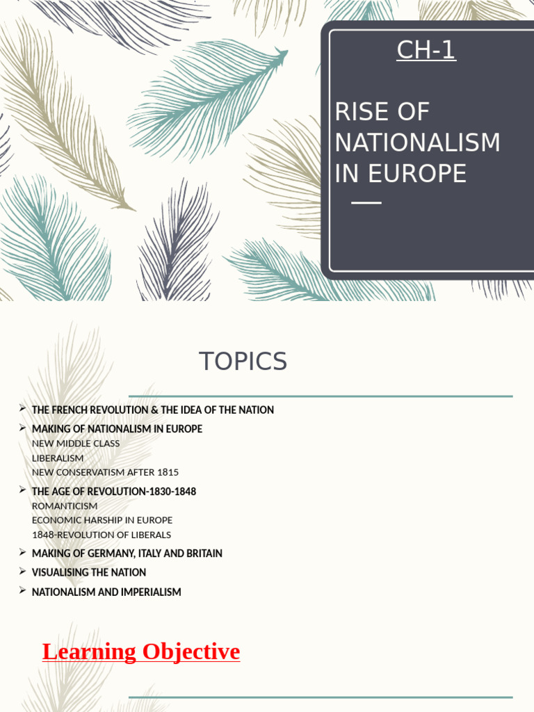 CLASS 10TH-CH1 - Rise of Nationalism in Europe (HISTORY) 2025 | PDF ...
