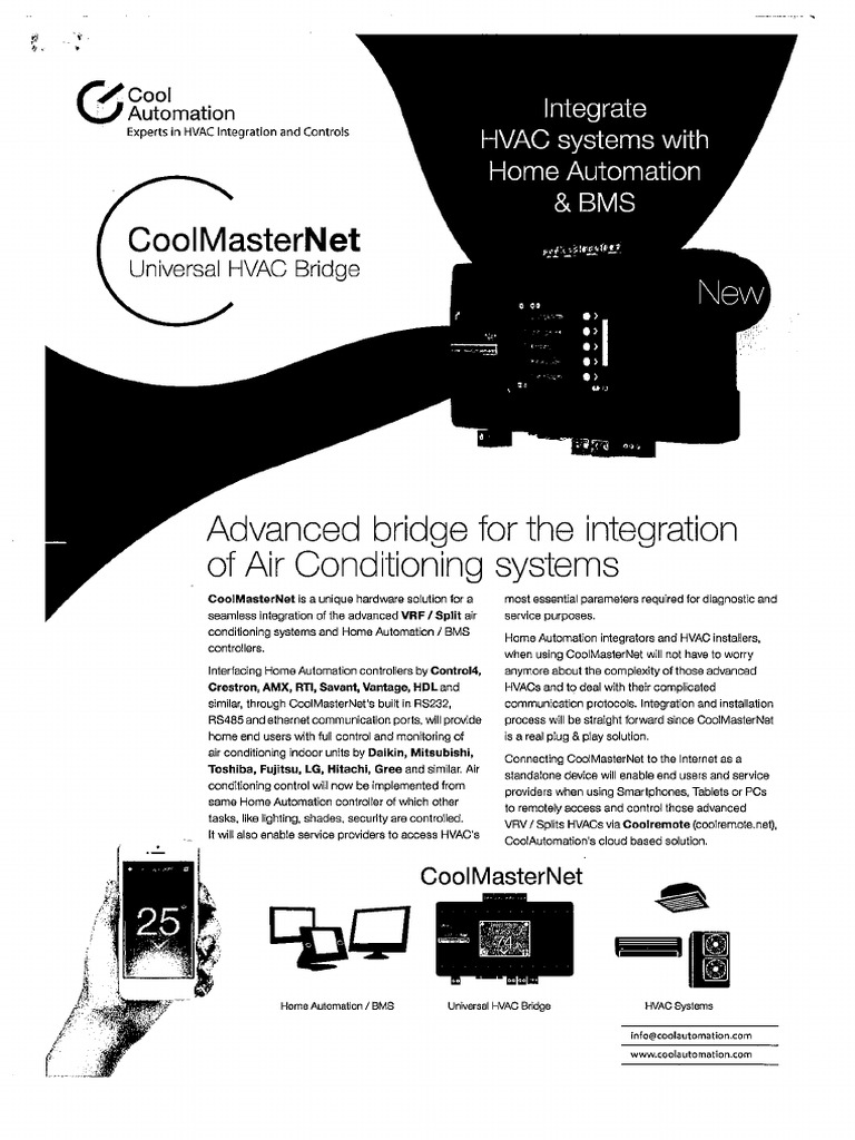 CoolMaster Net BMS System | PDF