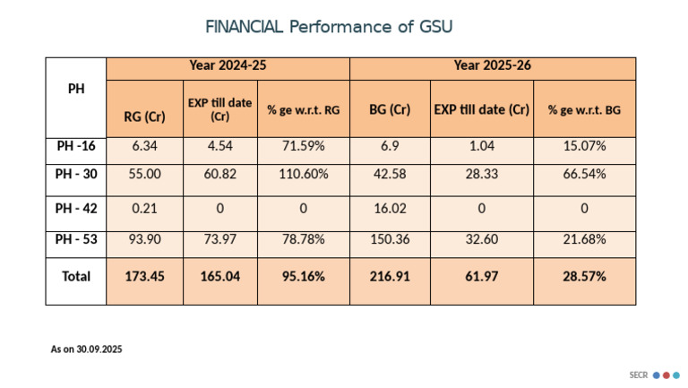 FINANCIAL Performance of GSU | PDF