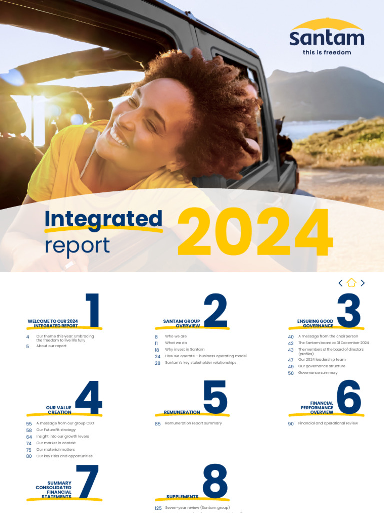 Santam Integrated Report 2024 Overview | PDF | Audit | Business