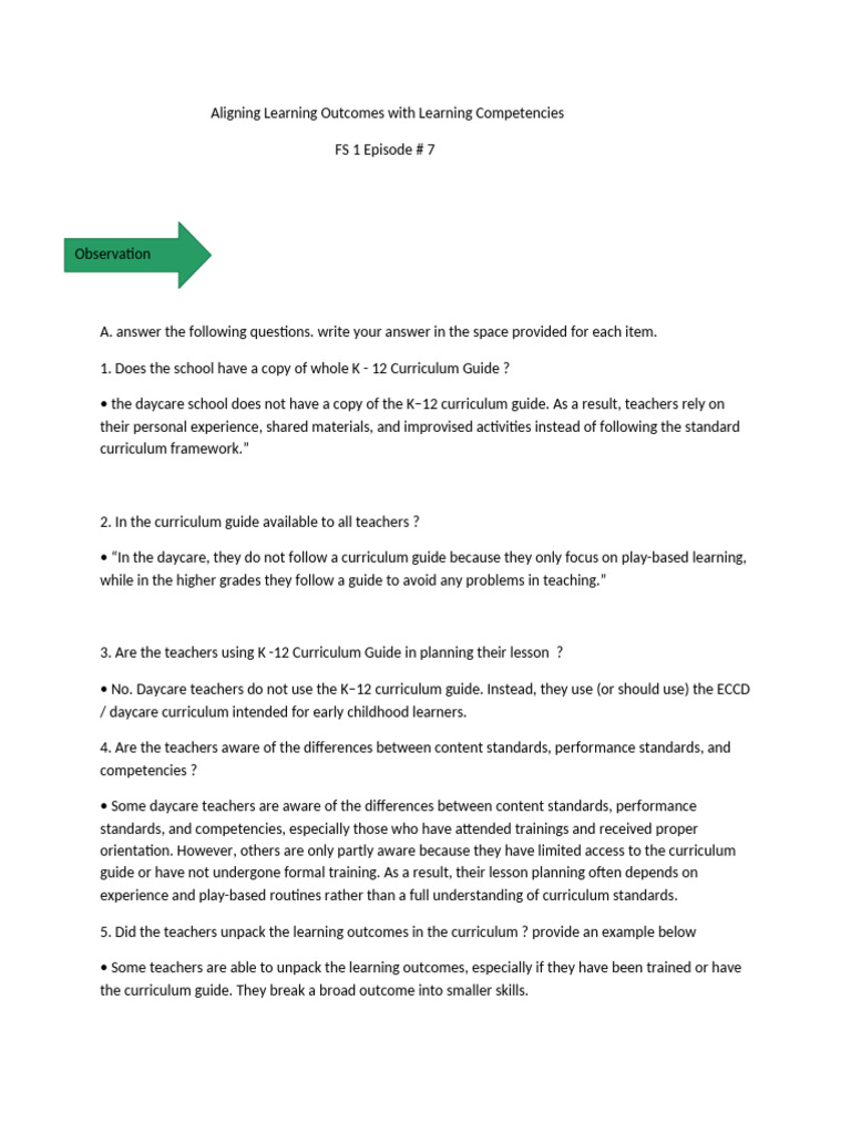 Aligning Learni-WPS Office | PDF | Curriculum | Learning
