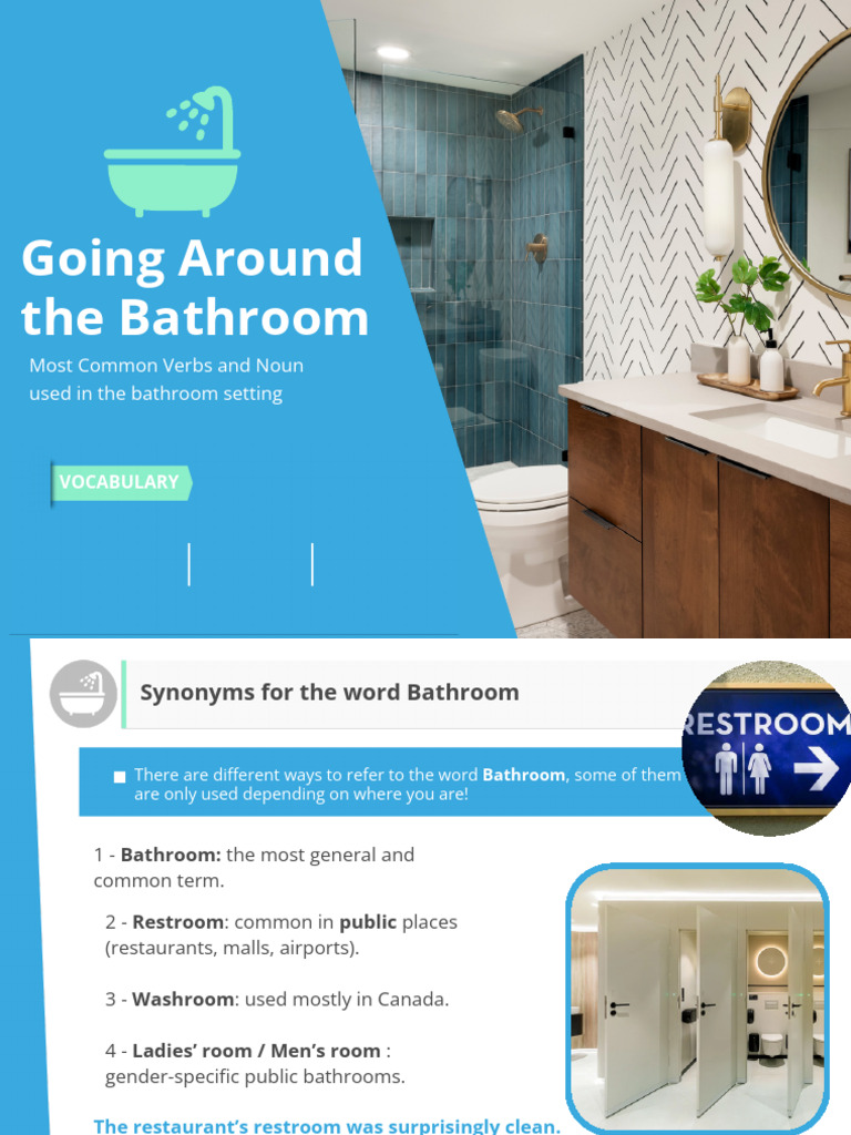 Going around the Bathroom | PDF | Bathroom | Public Toilet