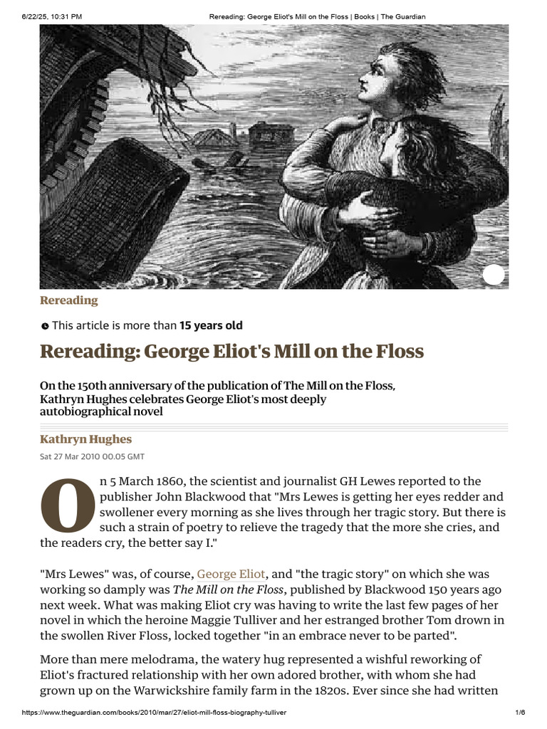 Hughes, Kathryn - Rereading George Eliot's Mill on the Floss_The ...