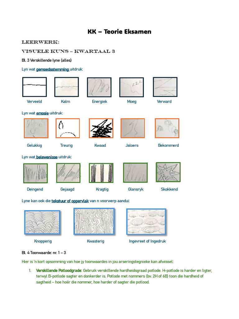 KK_Teorie Eksamen_Kwartaal 4 | PDF
