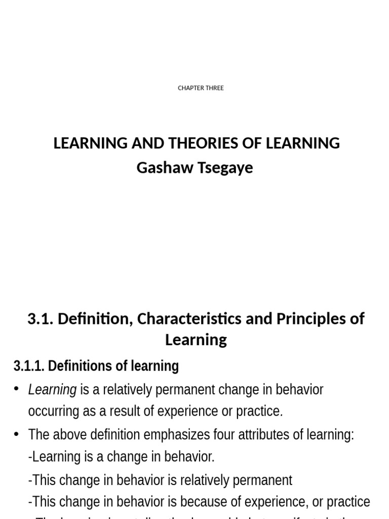 Learning | PDF | Classical Conditioning | Reinforcement
