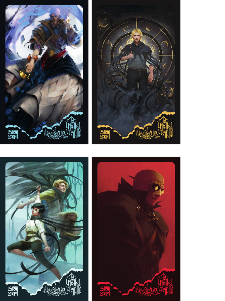 Mistborn Character Cards 1-4 | PDF