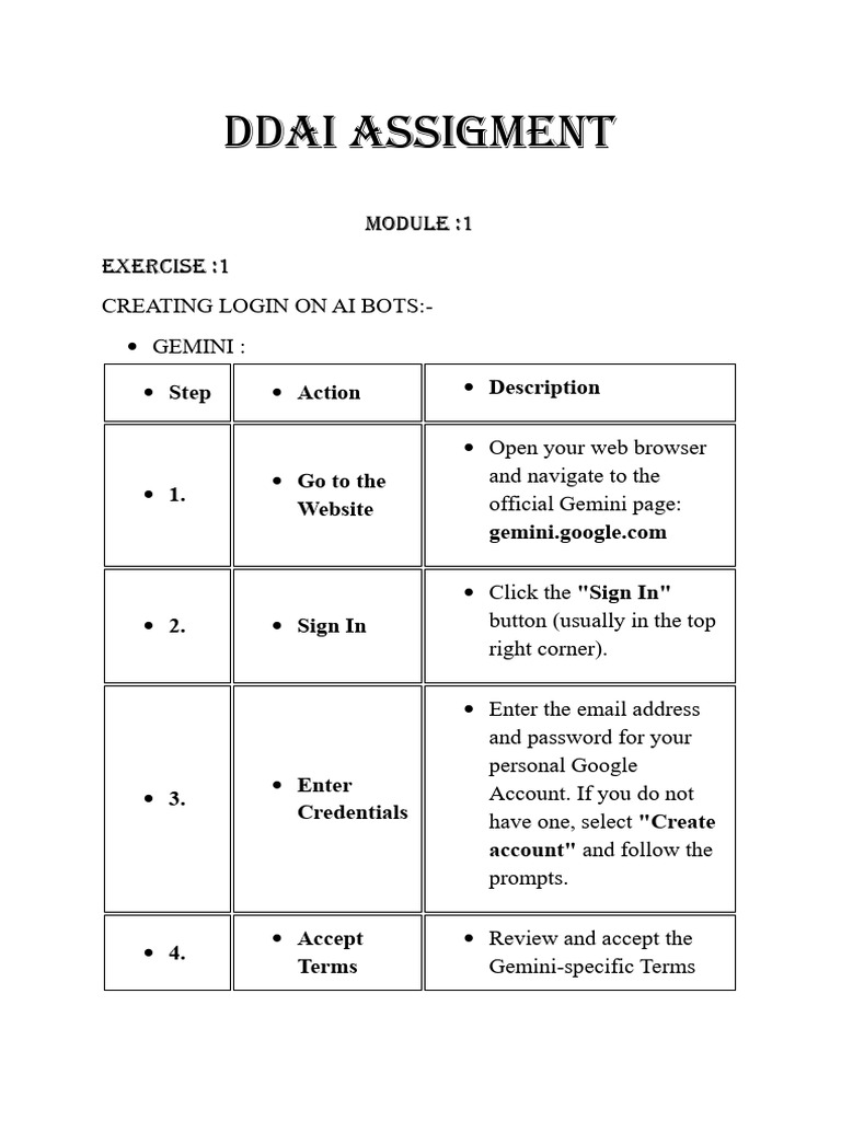 How to Create Logins for AI Bots | PDF | Microsoft Excel