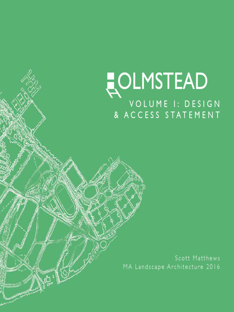 V o l u m e i - d e s i g n & Access Statement | PDF | Landscape ...
