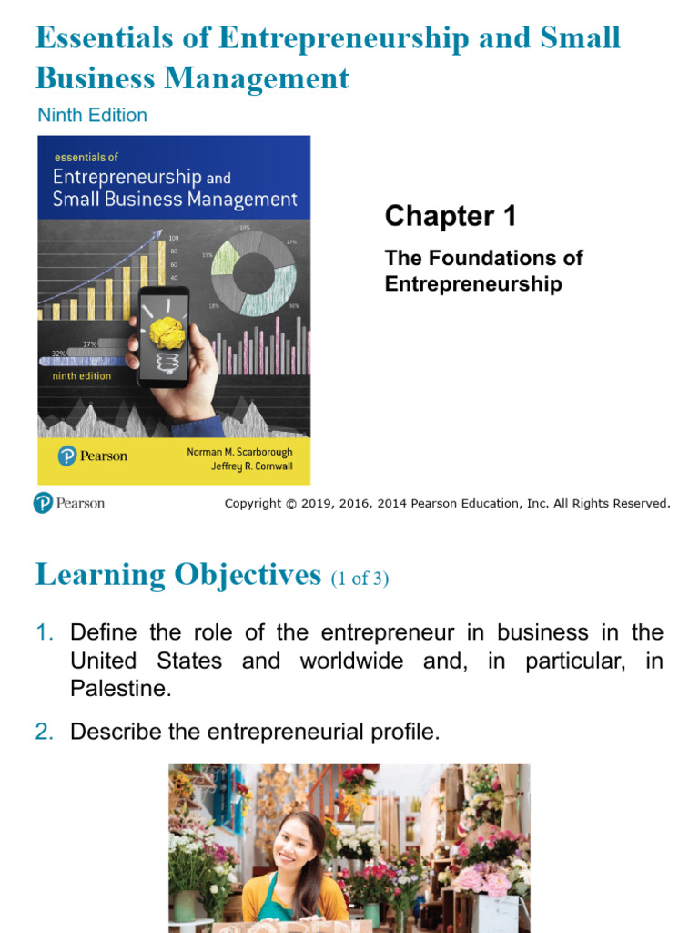 Foundations of Entrepreneurship Overview | PDF | Entrepreneurship ...