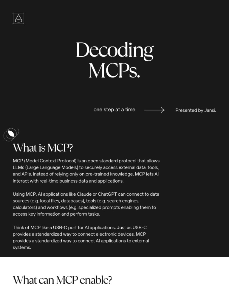 Decoding MCPs. (1) | PDF | Databases | Customer Relationship Management