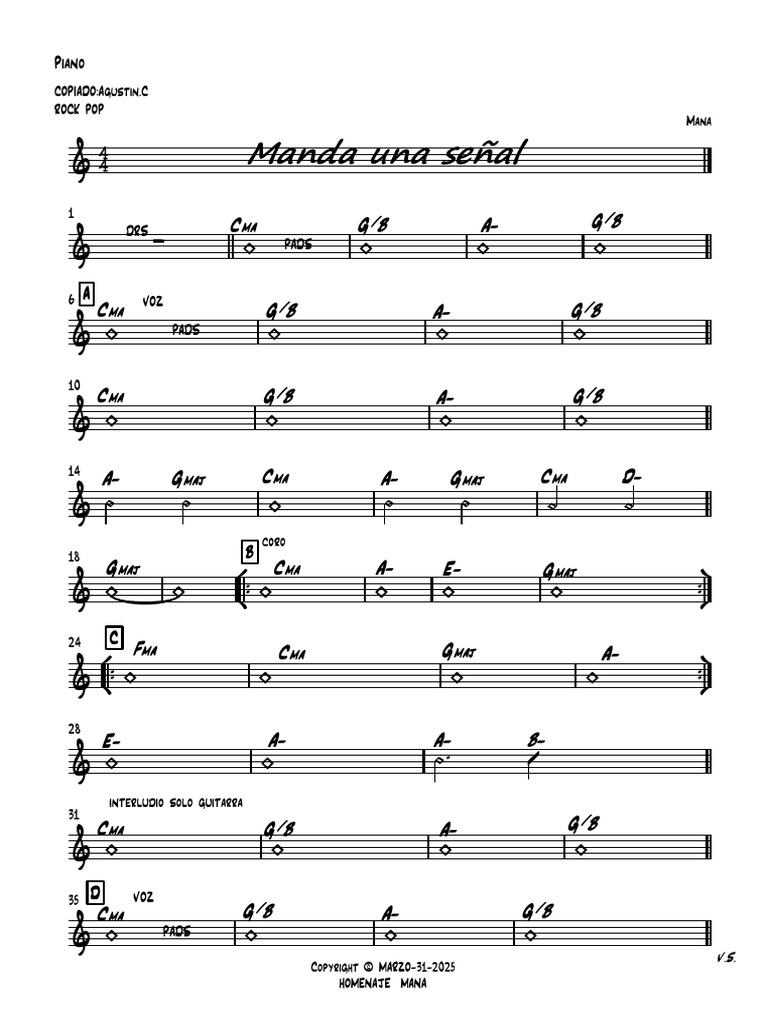 Manda Una Señal | PDF
