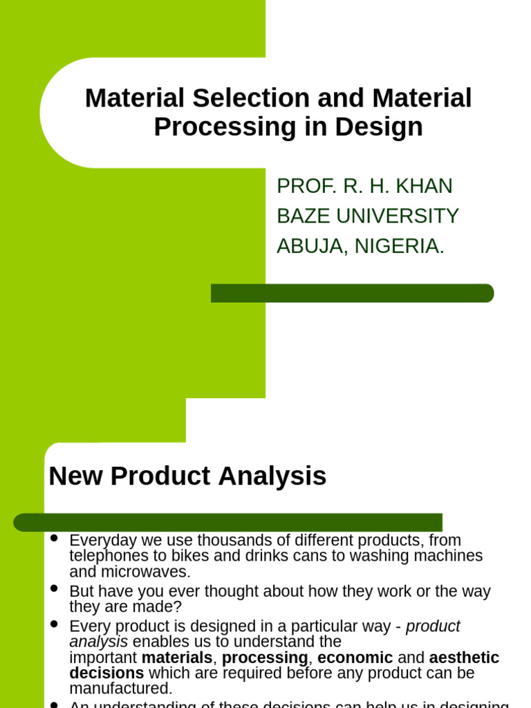 Material Selection in Product Design | PDF