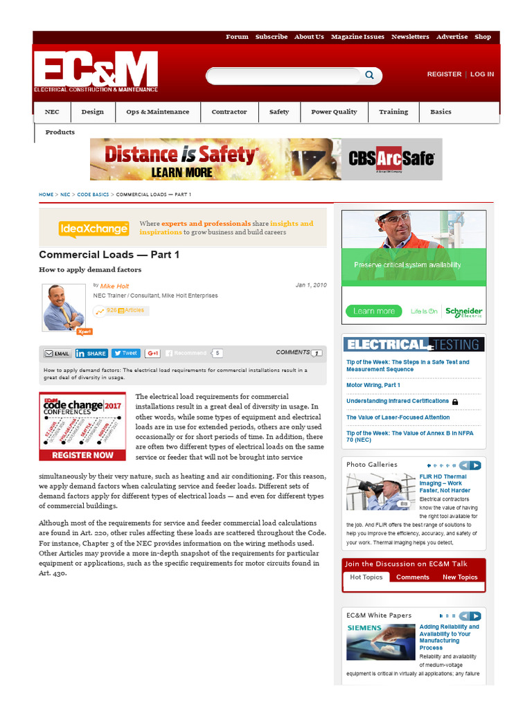 Commercial Load Calculations Explained | PDF | Electrical Conductor ...