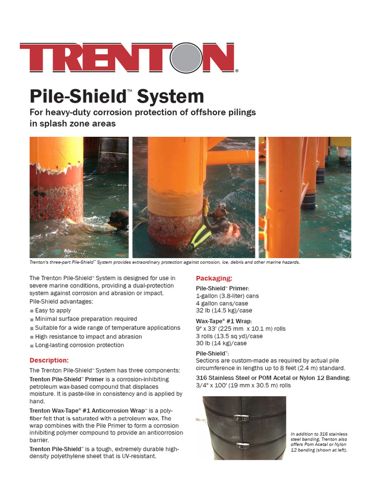 Trenton Pile-Shield™ Corrosion Protection | PDF | Corrosion | Stainless ...