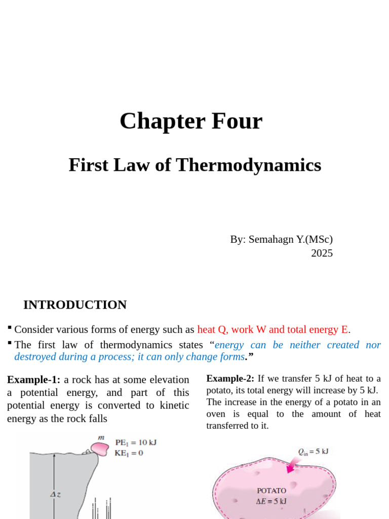 First Law of Thermodynamics Explained | PDF | Fluid Dynamics | Heat