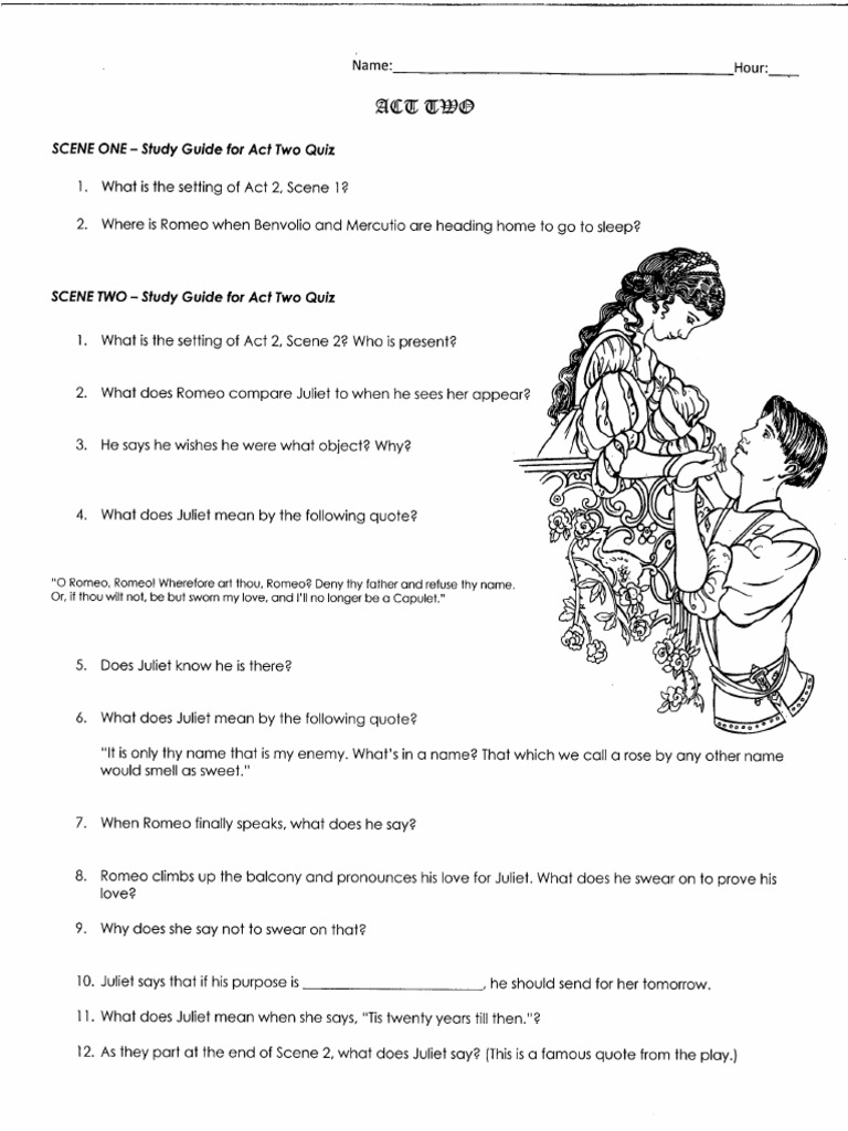 Act 2 Study Guides | PDF