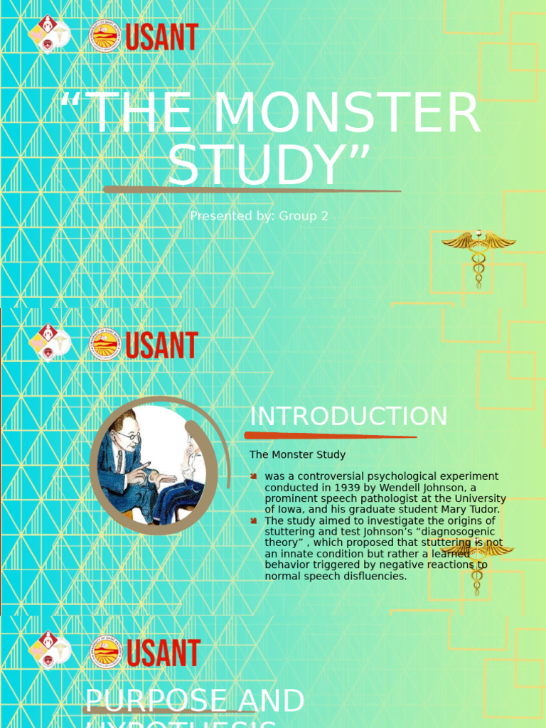 The Monster Study: Ethics and Impact | PDF | Psychology | Behavioural ...