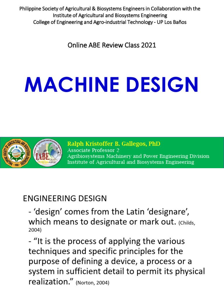 29-01 - The Machine Design Process | PDF | Engineering | Machines