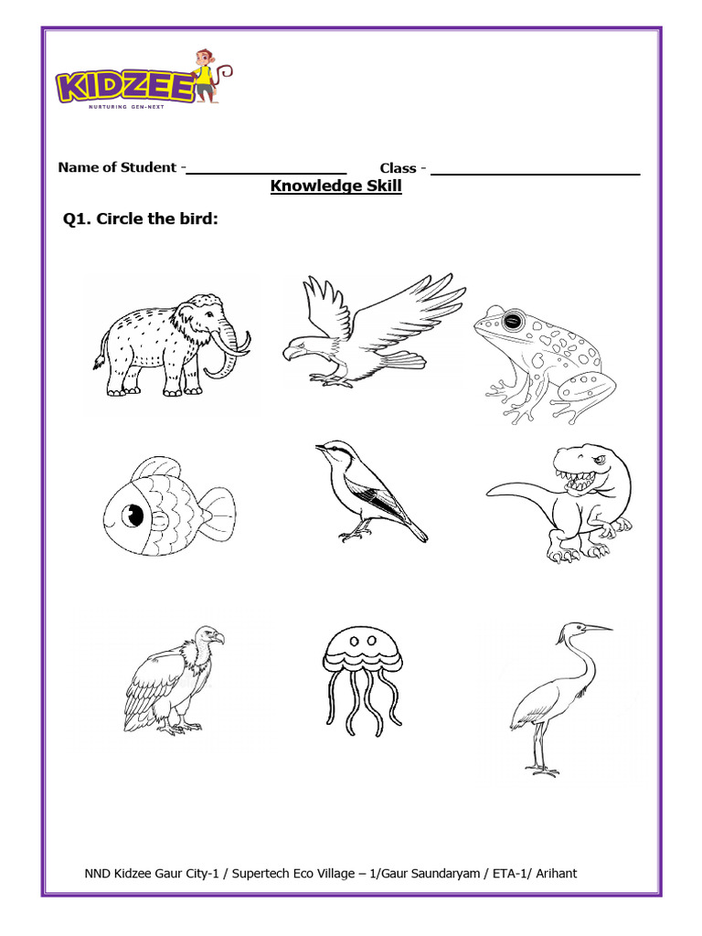 Nursery Culmination Practice Sheet | PDF
