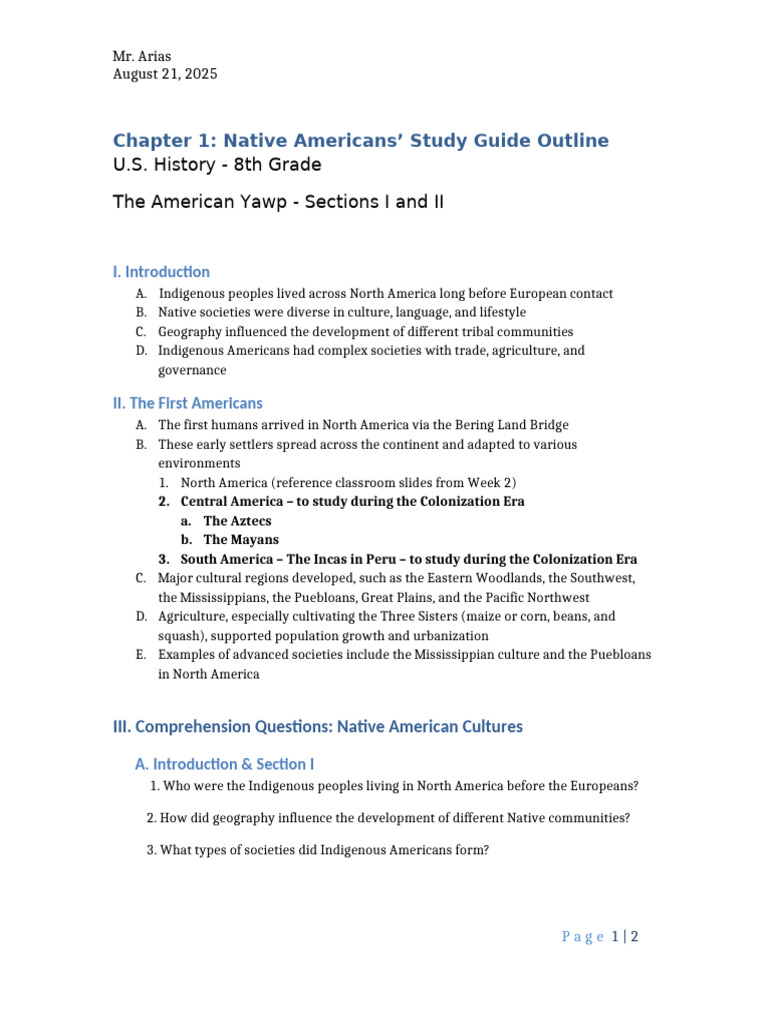 The American Yawp - Chapter 1 Sections III | PDF