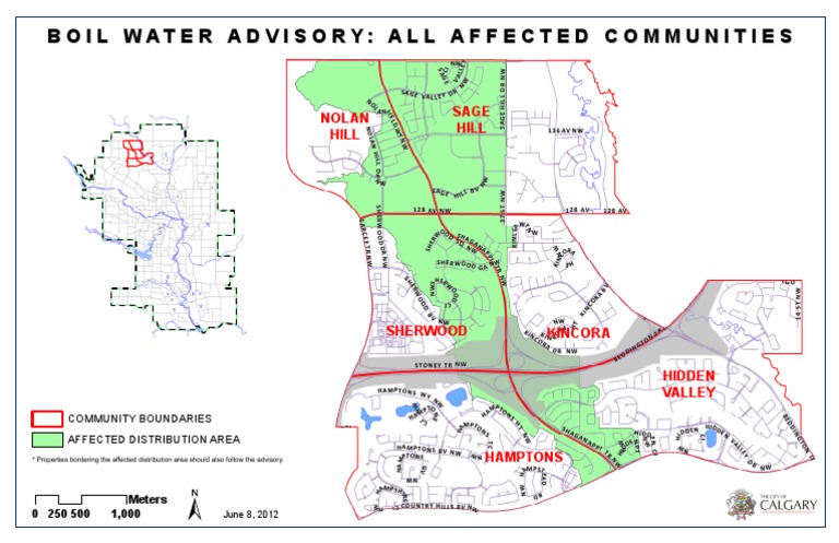 Boil Water Advisory for Communities | PDF