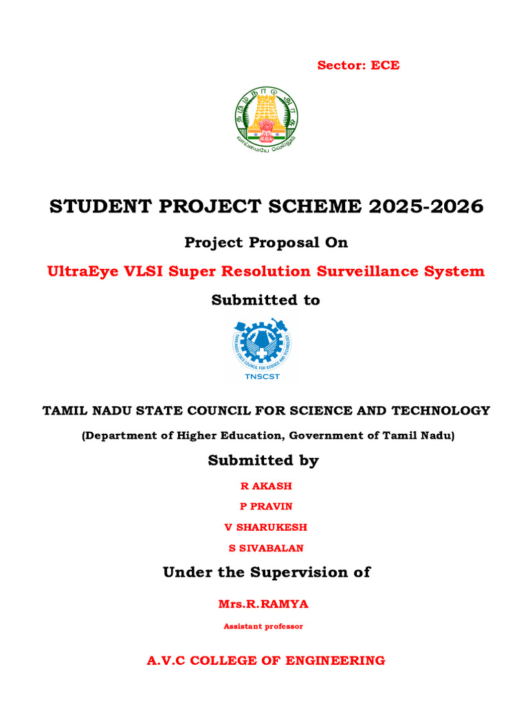 UltraEye VLSI Super Resolution Surveillance System | PDF | Surveillance | Closed Circuit Television
