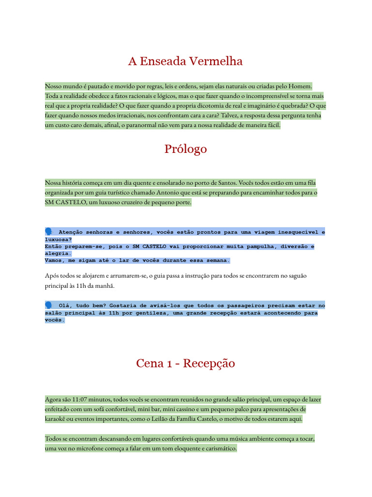 Mistério e Paranormal em Cruzeiro | PDF