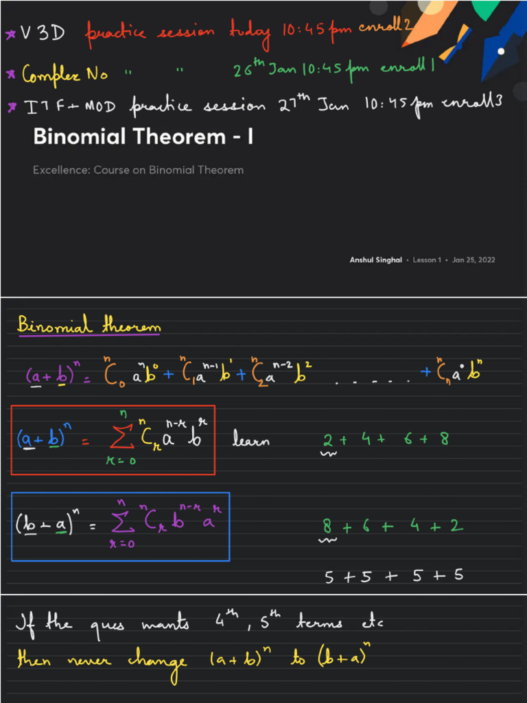 Binomial | PDF