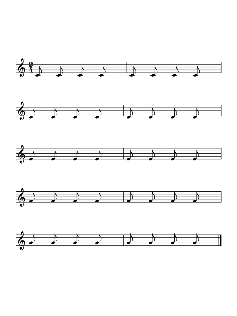 Lesson on Flag Quavers | PDF